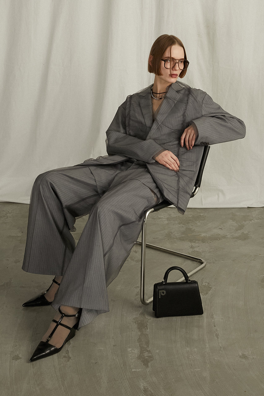 Tulle Layered Slacks - SALE