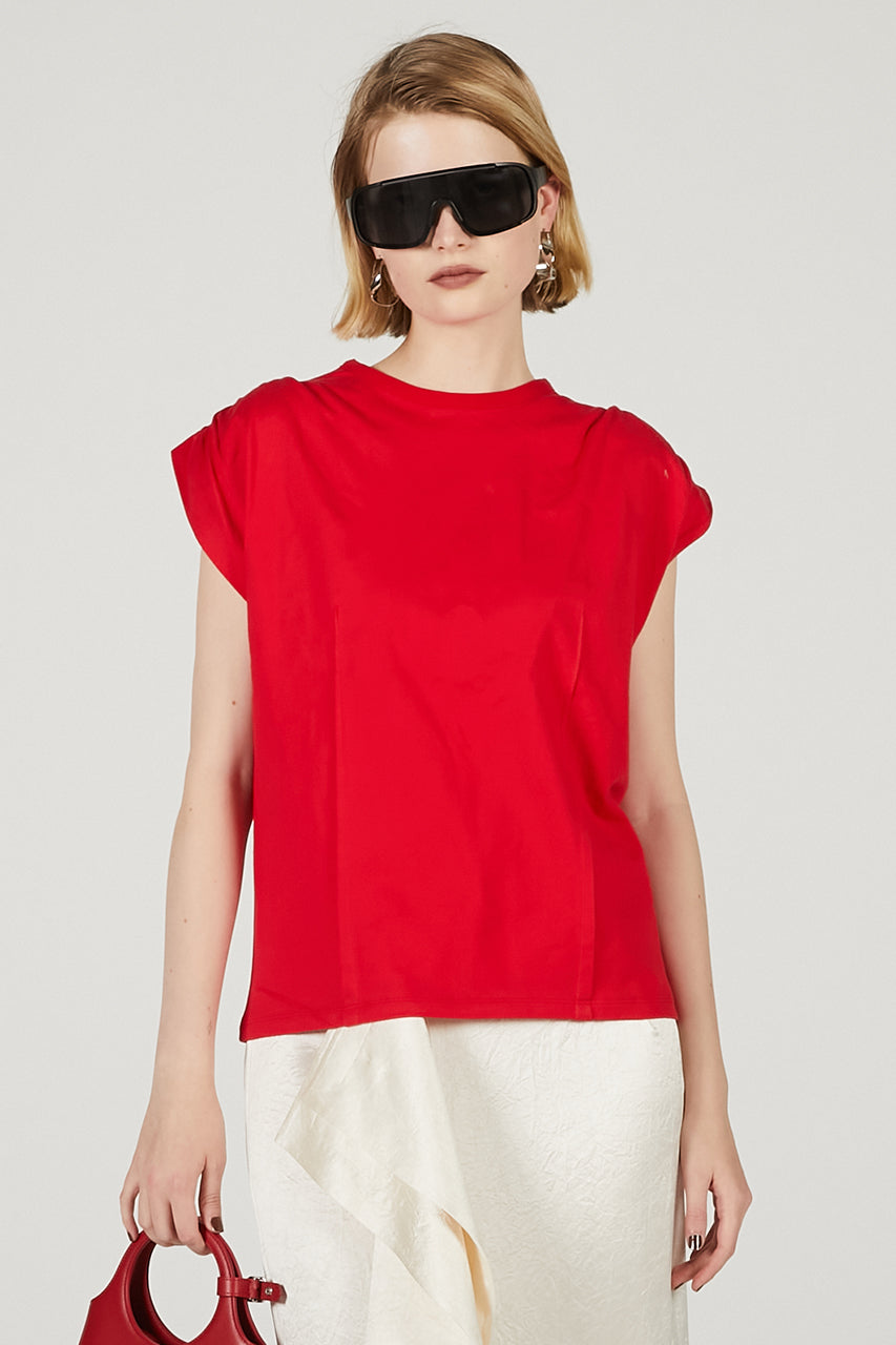 Power Shoulder T-Shirt - 2025 SUMMER
