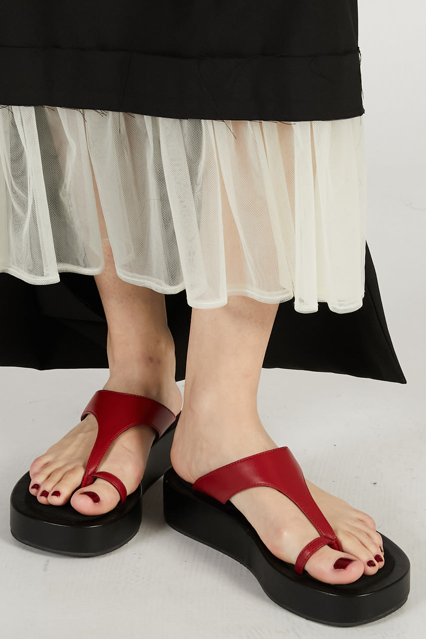 Platform Tongs Sandals
