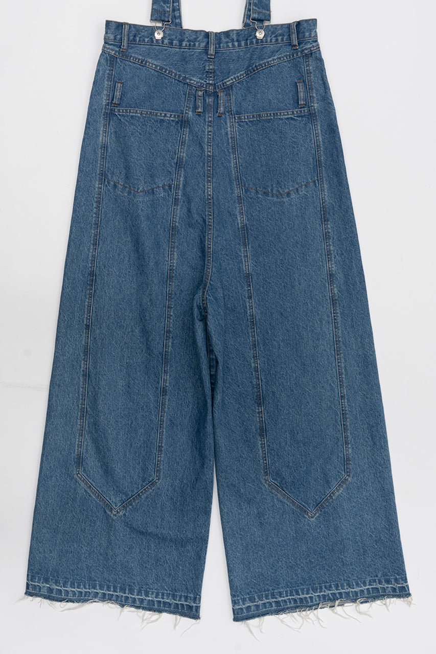 Loose Waist Two-way Salopette Pants